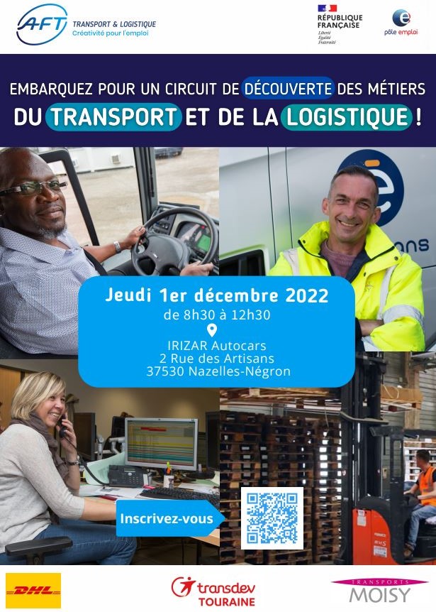 Circuit de découverte des métiers des transports et de la logistique d'Amboise à Montlouis-sur ...